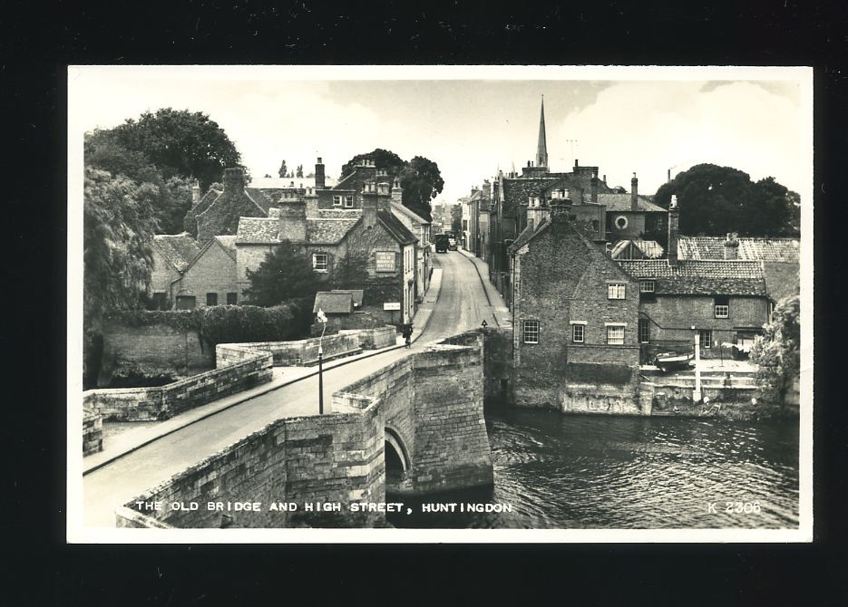 Huntingdon Bridge & High Street - Days Past Old Picture Postcards